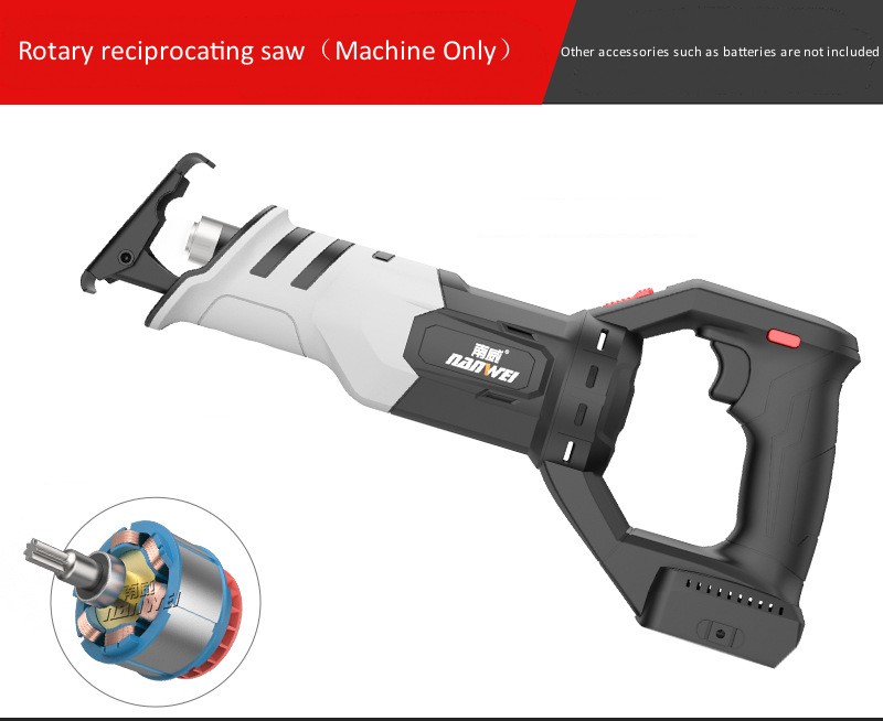 Industrial Rechargeable Brushless lithium-ion Reciprocating Saber Saw
