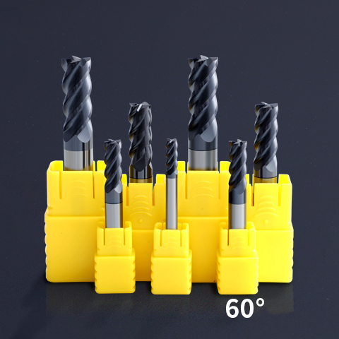 Hot New Products Rough End Mill Vs Finish End Mill - hrc60 Carbide 4 ...
