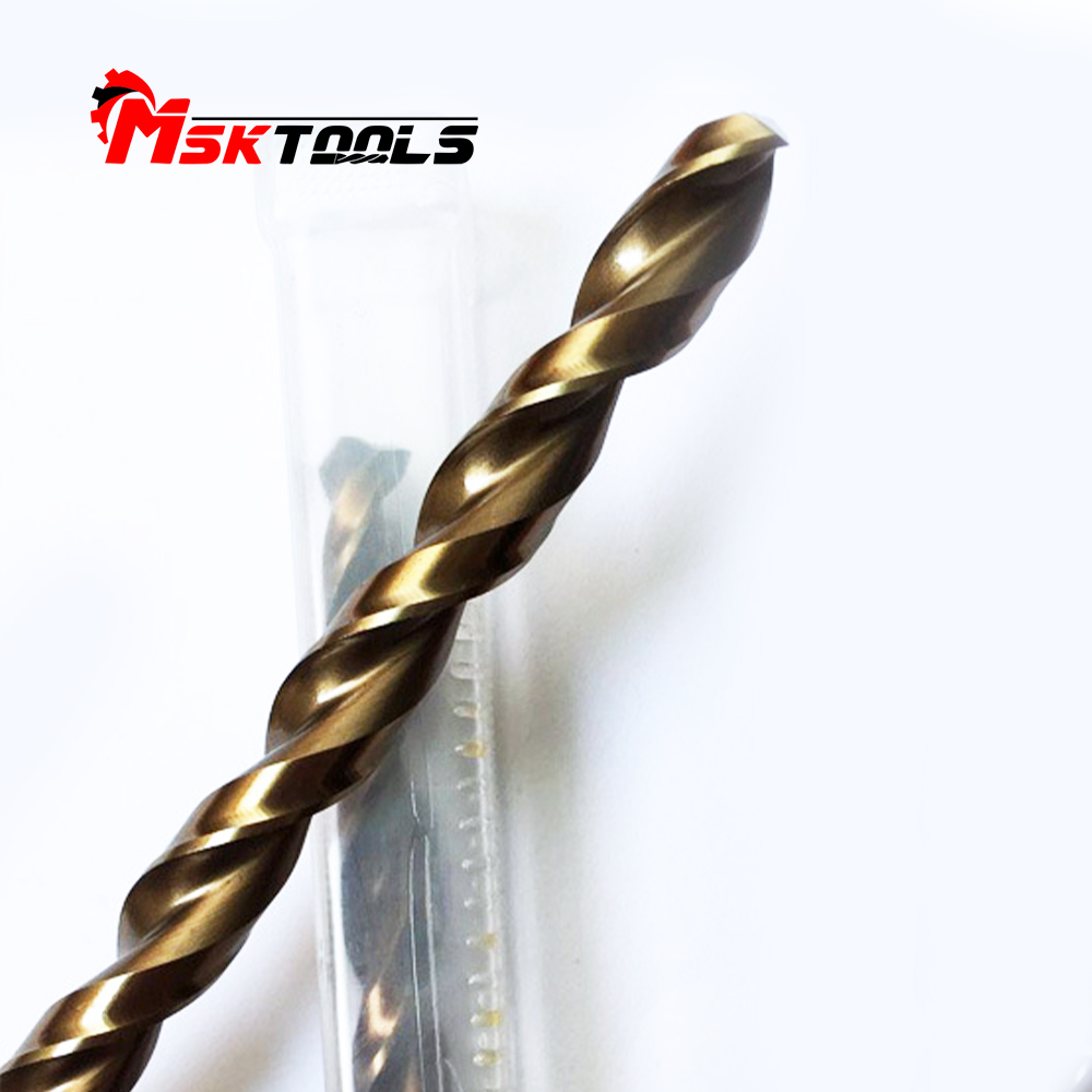 HSSCO Deep Hole Parabolic Flute Twist Drill Bits