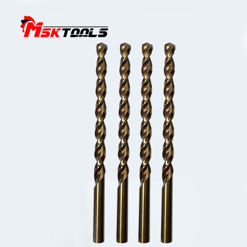 HSSCO Deep Hole Parabolic Flute Twist Drill Bits
