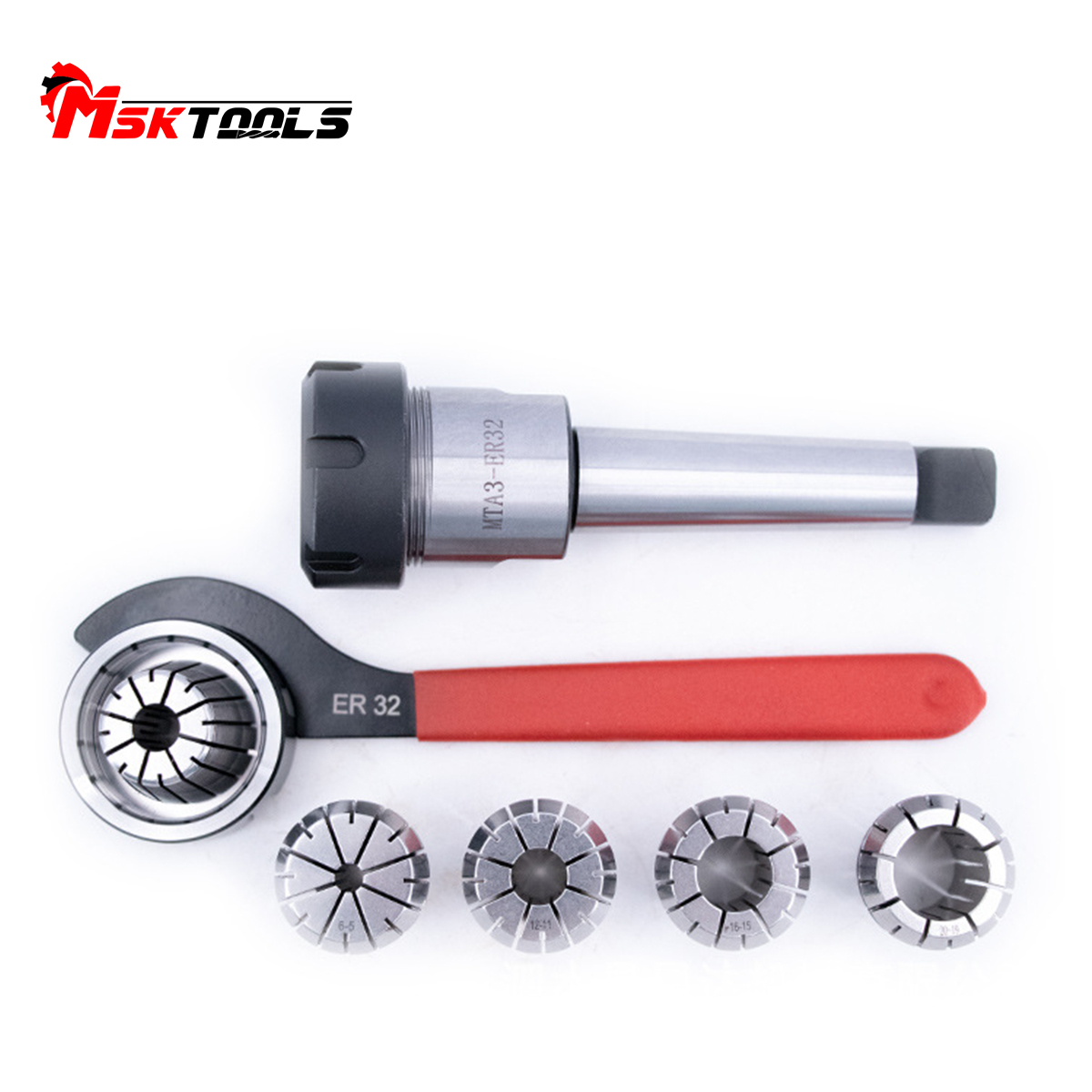 Milling Lathes Spindle Tool R8-ER32 Collet Chuck Set