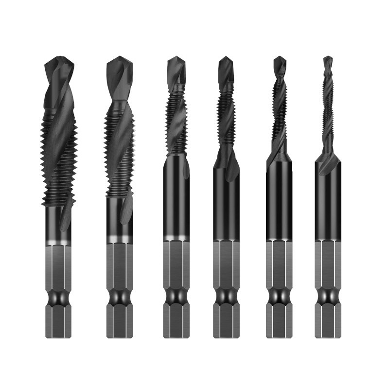 HSS Tap Drill Set M3, M4, M5, M6, M8, M10 Drill Tap Bits