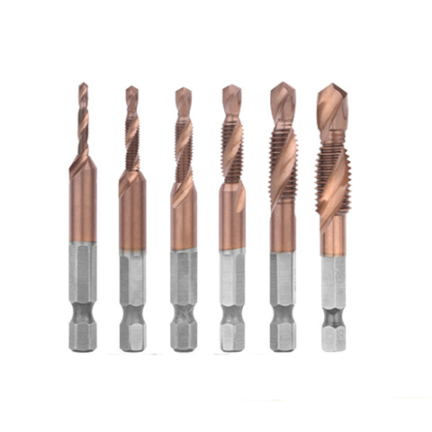 HSS Tap Drill Set M3, M4, M5, M6, M8, M10 Drill Tap Bits